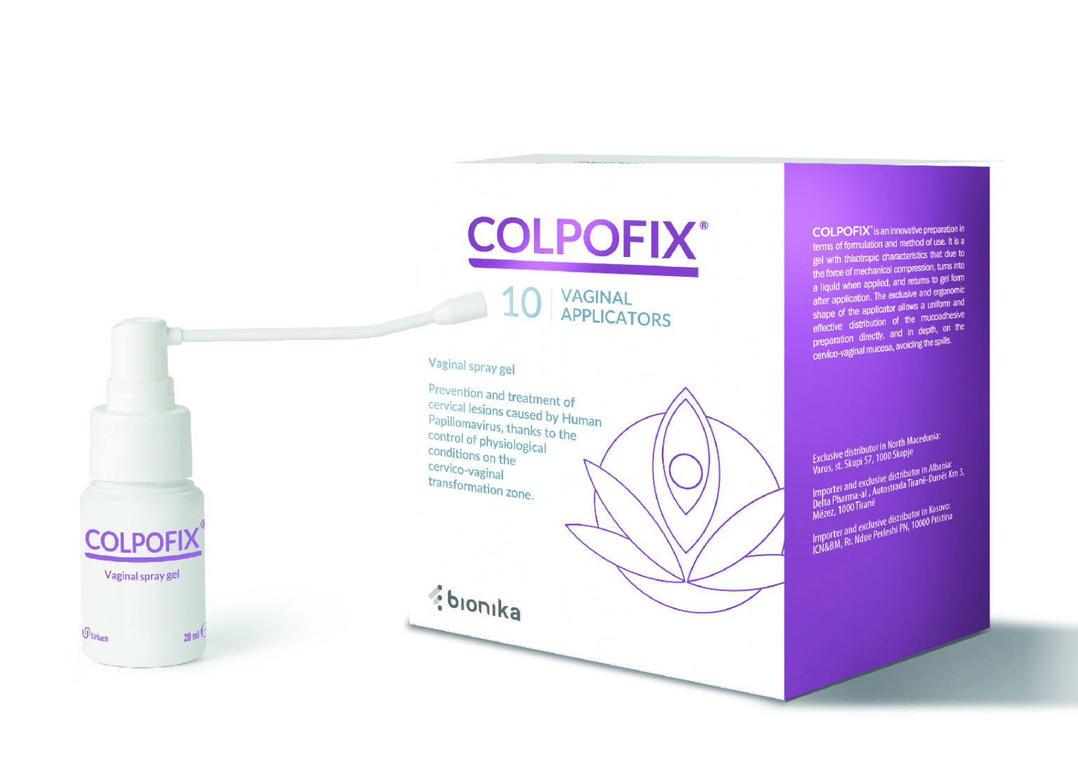 Colpofix | Vaginal spray gel | Bionika